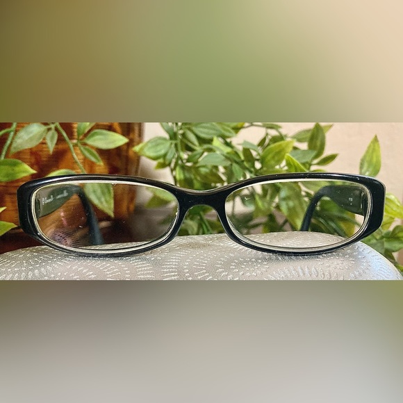 Dior | Other | Vtg Christian Dior Eye Frames Black Half Rim W Abalone ...
